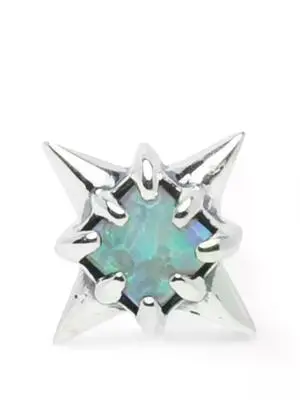 STOLEN GIRLFRIENDS CLUB Tone Gothic Star Earrings - Silver