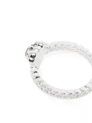 STOLEN GIRLFRIENDS CLUB Mini Claw Ring With Mystic Quartz - Silver