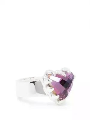 STOLEN GIRLFRIENDS CLUB Mystic Quartz Love Claw Ring - Silver