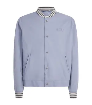 MAISON MARGIELA Cotton Numeric Print Bomber Jacket
