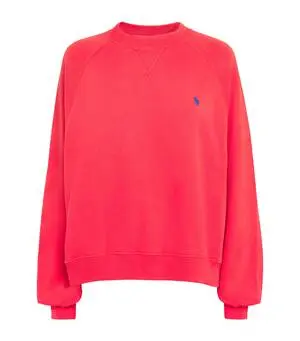 Polo Ralph Lauren Cotton-blend Polo Pony Sweatshirt
