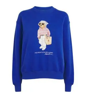 Polo Ralph Lauren Crewneck Polo Bear Sweatshirt - Blue
