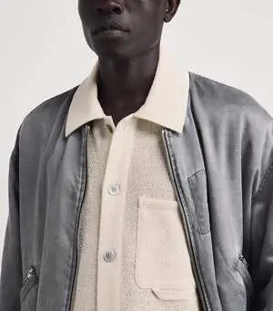 WOOYOUNGMI Seersucker Short-sleeve Shirt