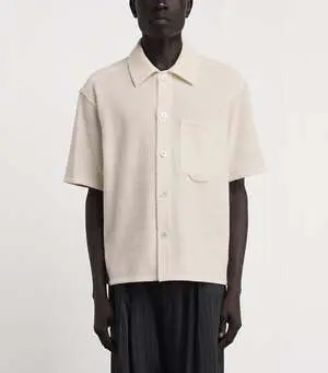WOOYOUNGMI Seersucker Short-sleeve Shirt