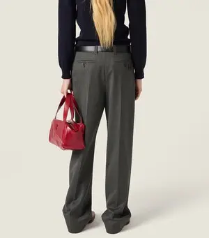 Miu Miu Wool Straight Trousers
