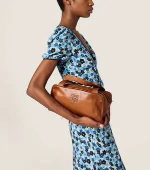 Miu Miu Floral Silk Crepe De Chine Midi Dress With Lace Trim