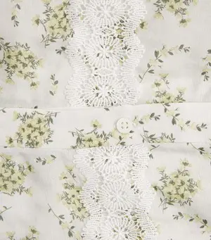 Sandro Lace Floral Midi Dress