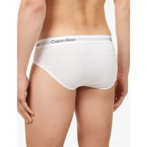 Calvin Klein Icon Pack Of Three Stretch-cotton Briefs