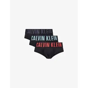 Calvin Klein Intense Power Pack Of Three Stretch-jersey Briefs