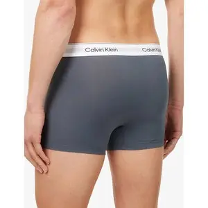 Calvin Klein Icon Pack Of Three Stretch-cotton Trunks