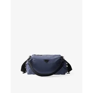 Prada Explore Re-nylon Woven Belt Bag - Blue