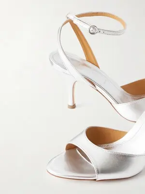 AeydĒ Jada 75 Metallic Leather Sandals