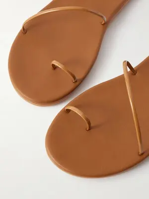 ANCIENT GREEK SANDALS Kansiz Leather Sandals - Brown