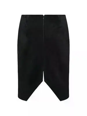 TATUNA Asymmetric Velvet Skirt
