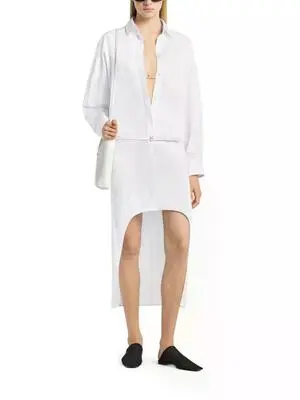 COURREGES Asymmetrical Shirt Dress