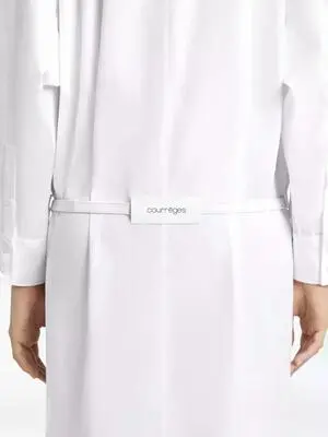COURREGES Asymmetrical Shirt Dress