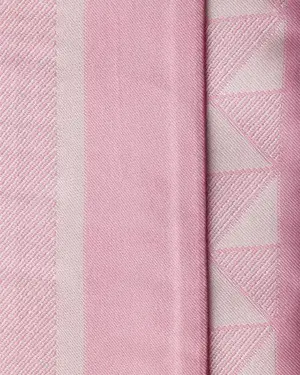 Prada Symbole Jacquard Silk Neck Tie - Alabaster White/white
