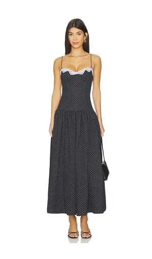 LOVERS AND FRIENDS Rosemary Maxi Dress - Black