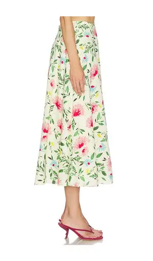Astr The Label Myria Printed Skirt