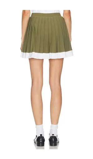 KHALHON Coastal Swing Pleated Skirt