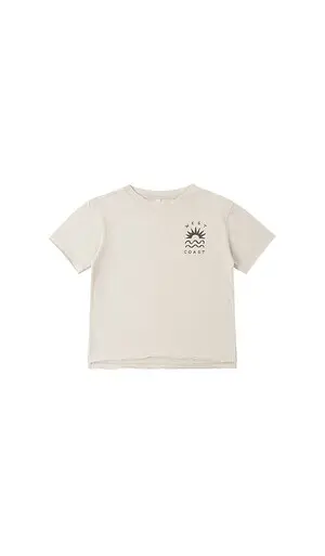 RYLEE + CRU Edge Undone Tee - Ivory