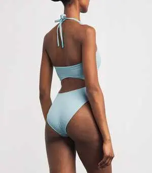 Wolford Textured Halterneck Swimsuit