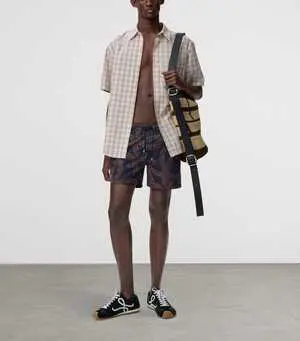 Loewe X Paula’s Ibiza Anagram Swim Shorts - Navy