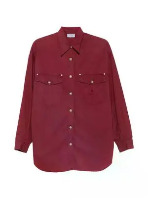 Versace 1980s Button-fastening Shirt - Red