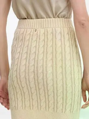Guess Cable-knit Fitted Mini Skirt
