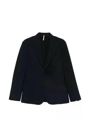 VELA SHOP Single-breasted Patch-pocket Blazer