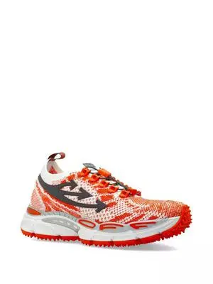 Off-White Low Top Sneakers - Orange