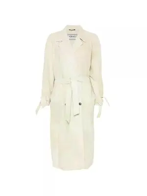 Versace 1980s Belted Double-breasted Coat
