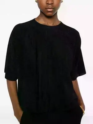 Fabiana Filippi Shimmer-effect Short-sleeve T-shirt