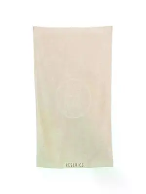 Peserico Logo-embroidered Towel - Neutrals