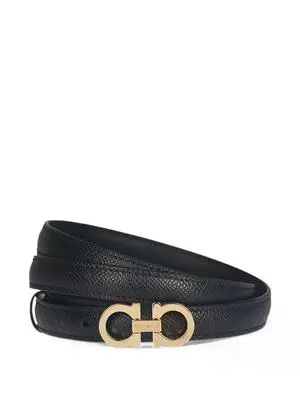 FERRAGAMO Gancini Belt - Black