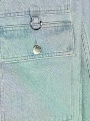 Maison Kitsuné Zip-up Denim Jacket