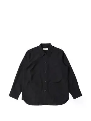 Universal Works Patch-pocket Overshirt - Black