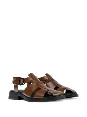 Camper Dana Buckled Sandals - Brown