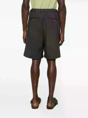 MYTHS Pleated Belt-loop Shorts - Grey