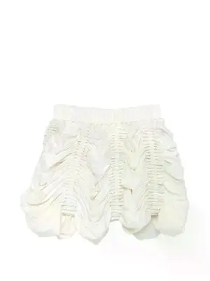 RAXXY Draped Quilted Mini Skirt