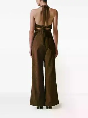 BAOBAB Louise Stone-embellished Halterneck Top