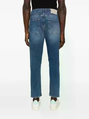 VELA SHOP Faded Effect Jeans With Whiskering