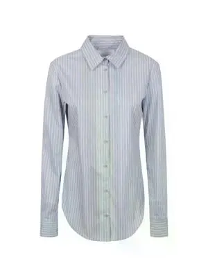DONDUP Vertical Stripe Shirt With Classic Collar