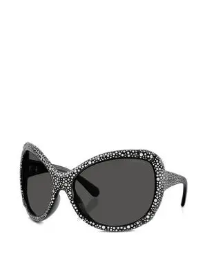 SWAROVSKI Crystal-embellished Butterfly-frame Sunglasses