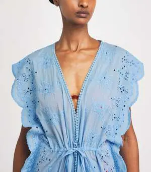Melissa Odabash Cotton Embroidered Talitha Kaftan