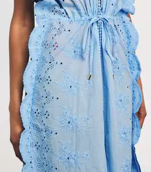 Melissa Odabash Cotton Embroidered Talitha Kaftan