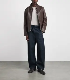 YVES SALOMON Lambskin Zip-up Jacket