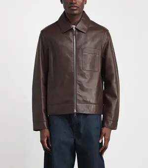 YVES SALOMON Lambskin Zip-up Jacket