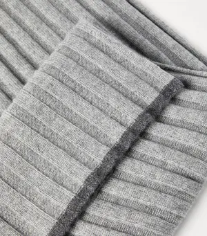 Brunello Cucinelli Cashmere Ribbed Scarf