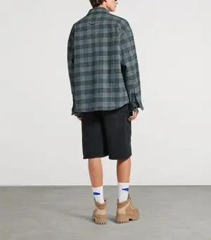 Balenciaga Check Padded Overshirt
